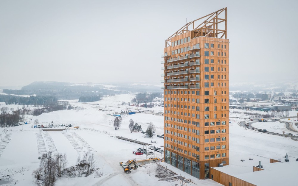 » Mjøstårnet, el edificio de madera más grande del mundo
